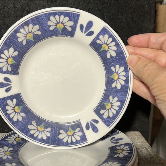 Oneida | Dining | Oneida Kitchen Spring Daisy Bread Plates Saucers ...